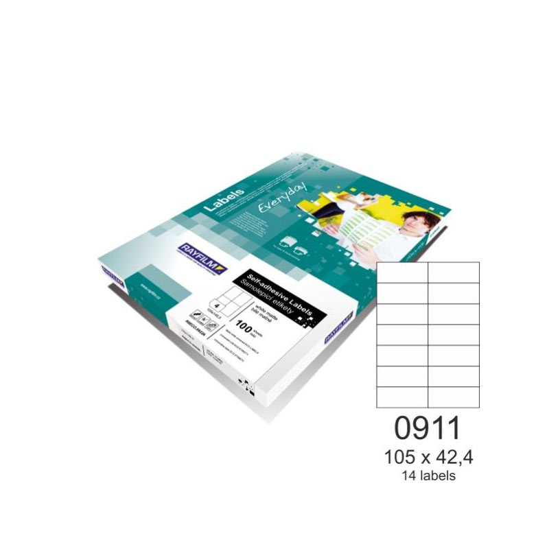 Ετικετες rayfilm eco α4 105x42,4mm 100φ. - Planetstore